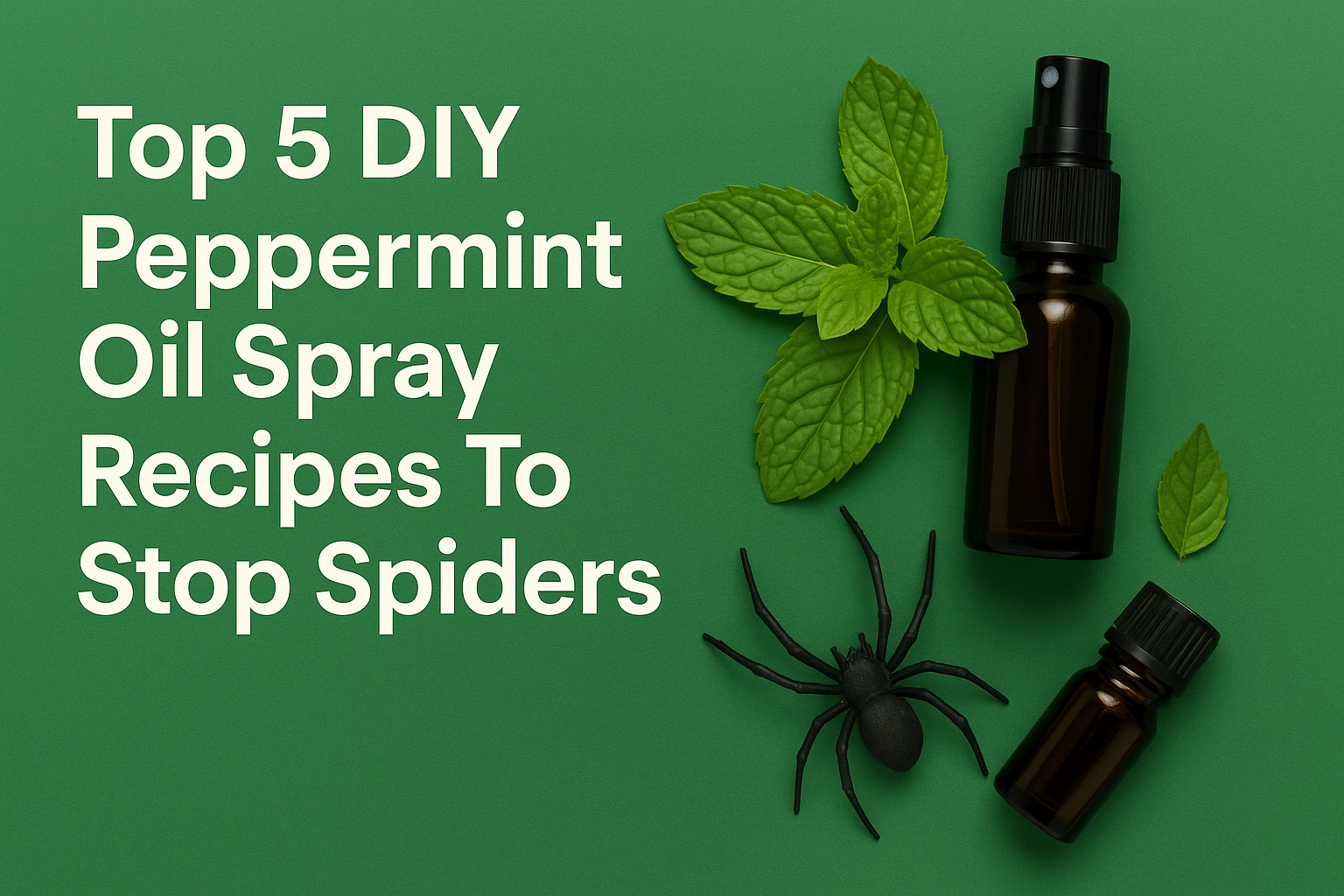 Top 5 DIY Peppermint Oil Spray Recipes To Stop Spiders – Sva Naturals