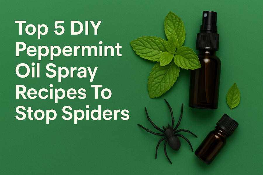 Top 5 DIY Peppermint Oil Spray Recipes To Stop Spiders – Sva Naturals
